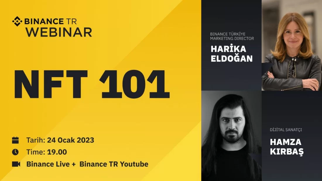 Binance Türkiye’den “NFT 101” webinarı